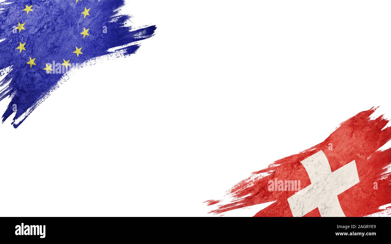 Conflict between switzerland vs europe union hi-res stock photography ...