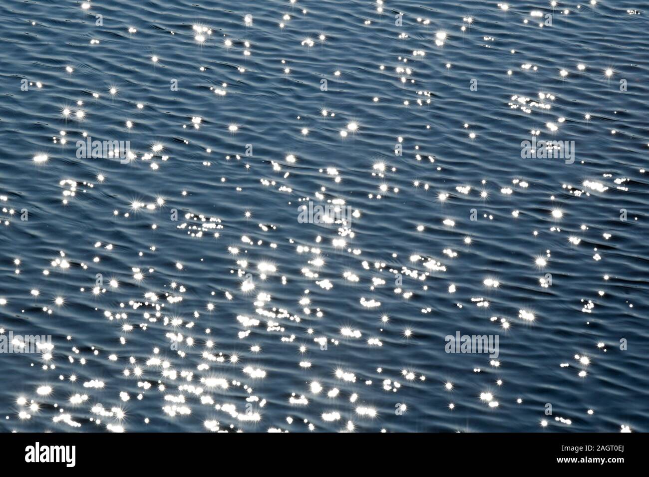 Reflection on water surface Stock Photo - Alamy