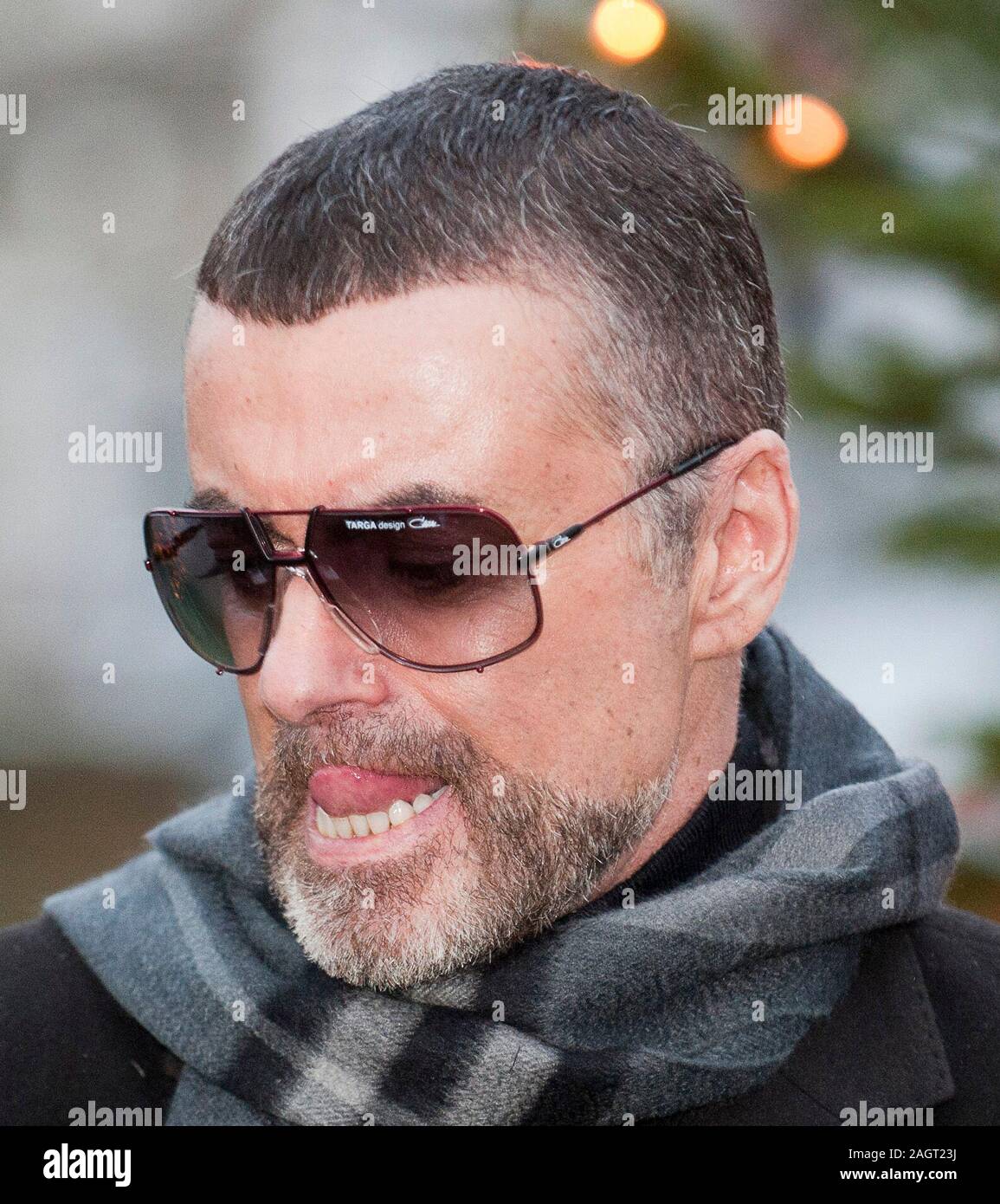 George Michael arrives back in 2011 at his home in Highgate after ...
