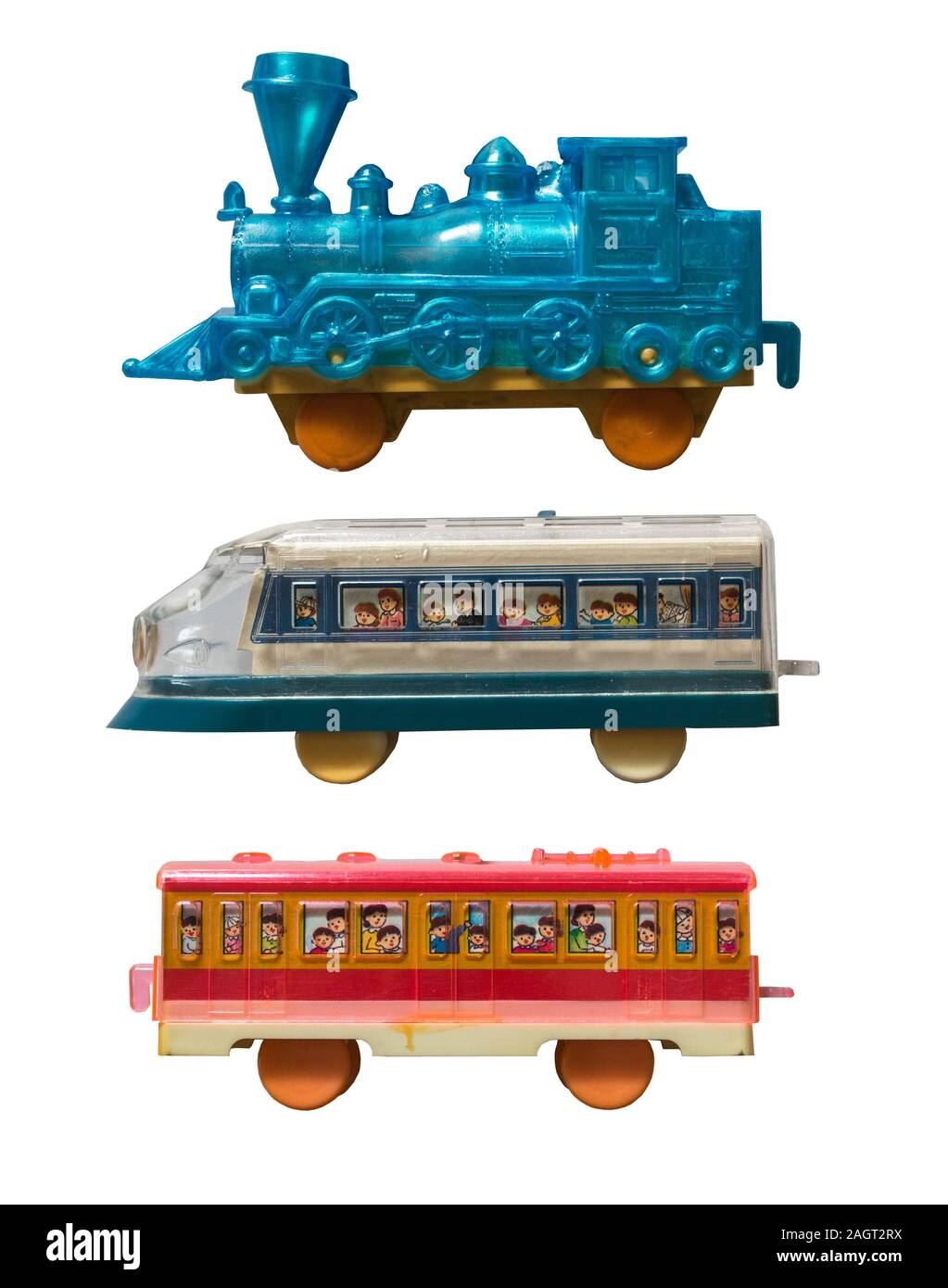 Vintage toys trains Stock Photo - Alamy