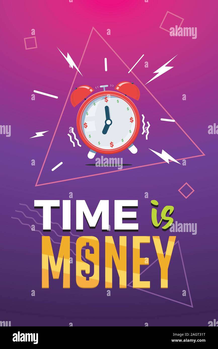 Time money deadline business Stock Vector Images - Alamy