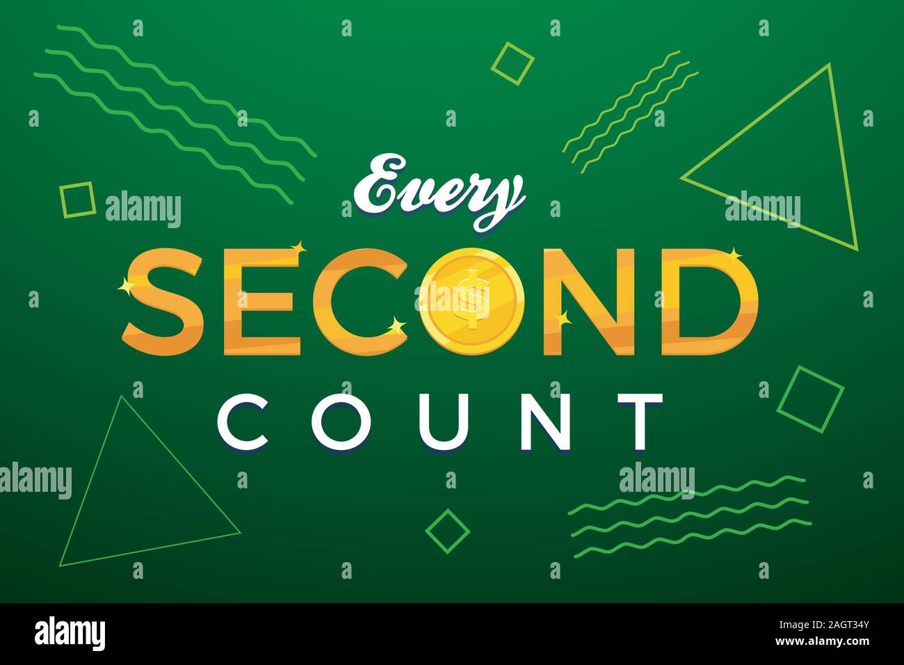Make every second count hi-res stock photography and images - Alamy