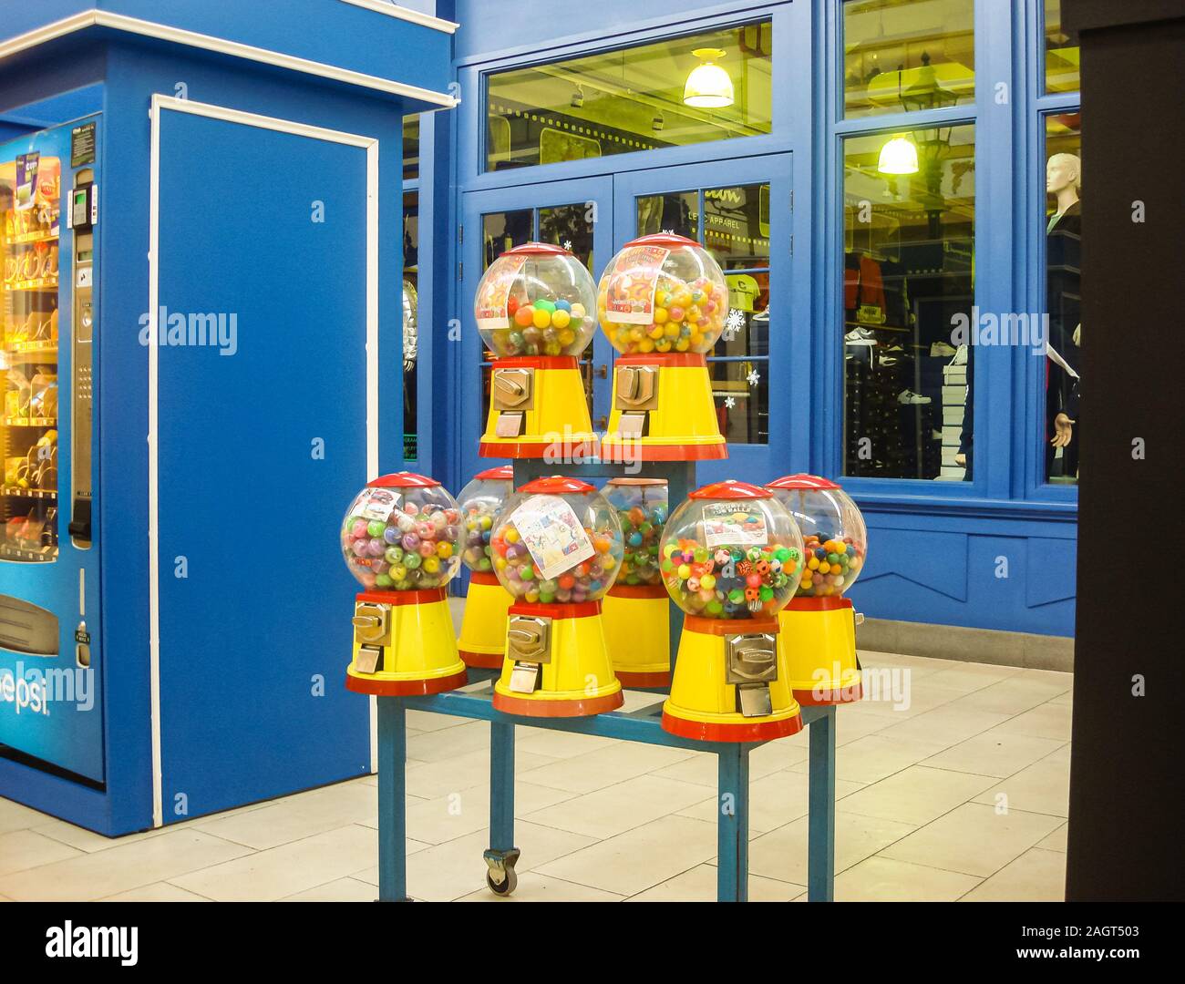 Fashion House Outlet shopping mall in Bucharest, Romania, 2019 Stock ...