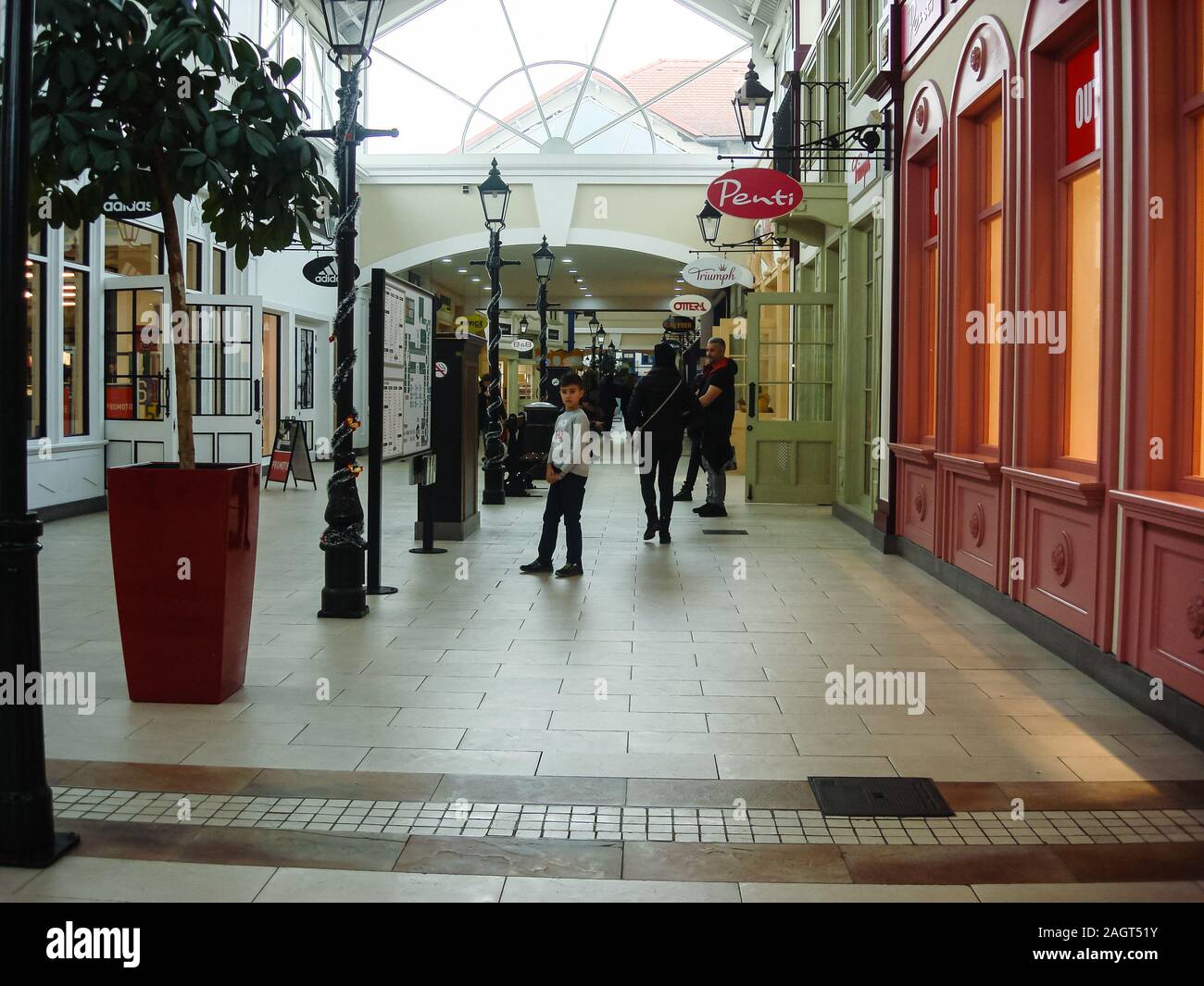 Fashion House Outlet shopping mall in Bucharest, Romania, 2019 Stock ...