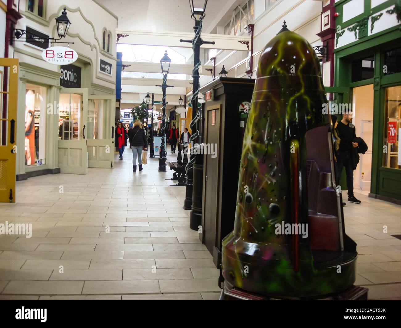 Fashion House Outlet shopping mall in Bucharest, Romania, 2019 Stock ...