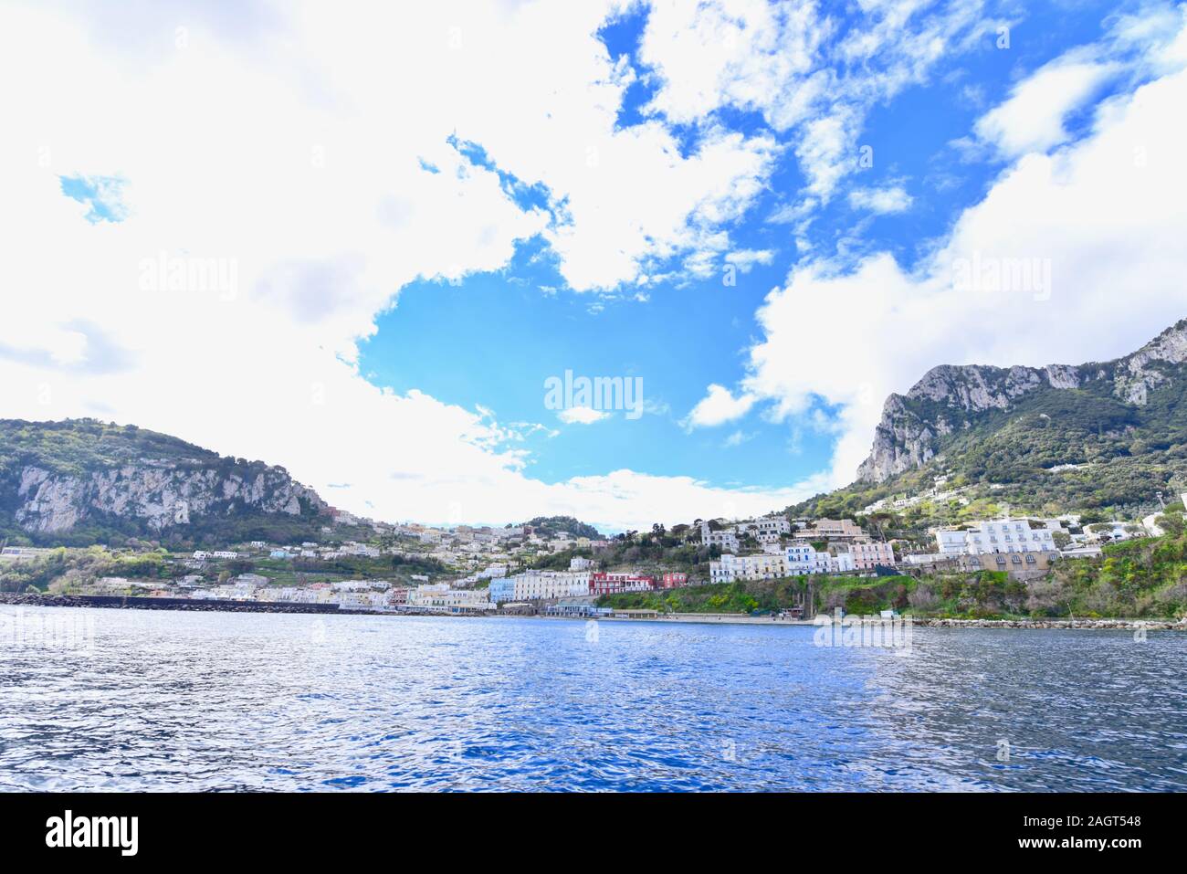 Coastal Scenery of Capri Island in Southern Italy Stock Photo - Alamy