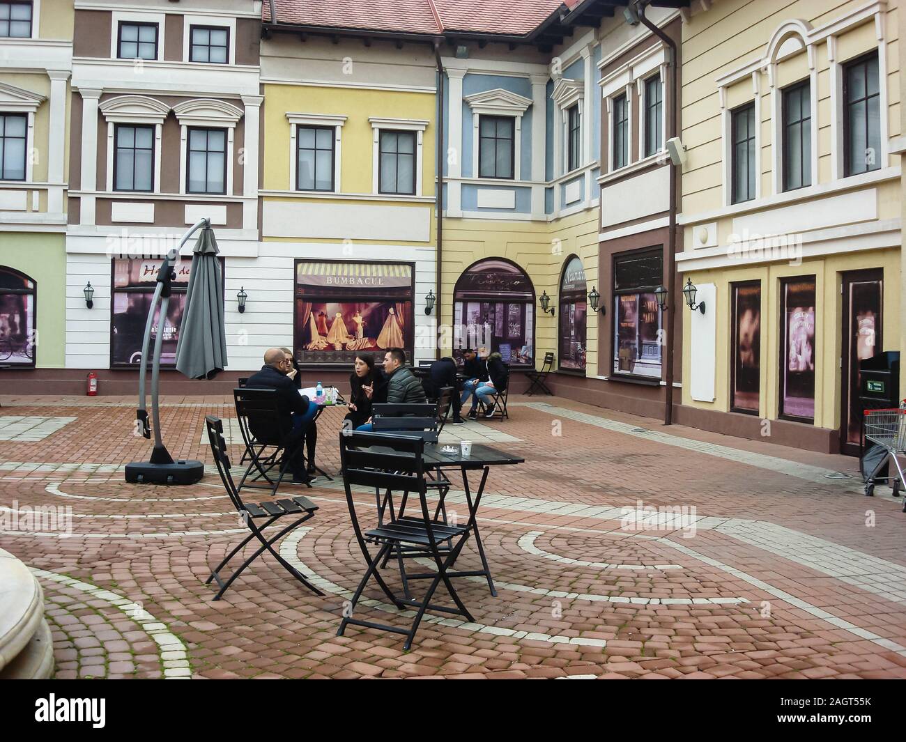 Fashion House Outlet shopping mall in Bucharest, Romania, 2019 Stock ...