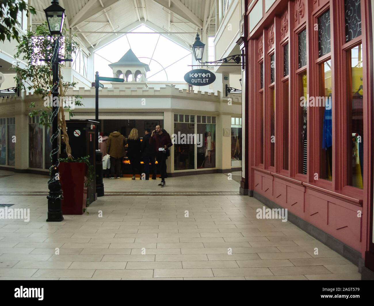 Fashion House Outlet shopping mall in Bucharest, Romania, 2019 Stock ...