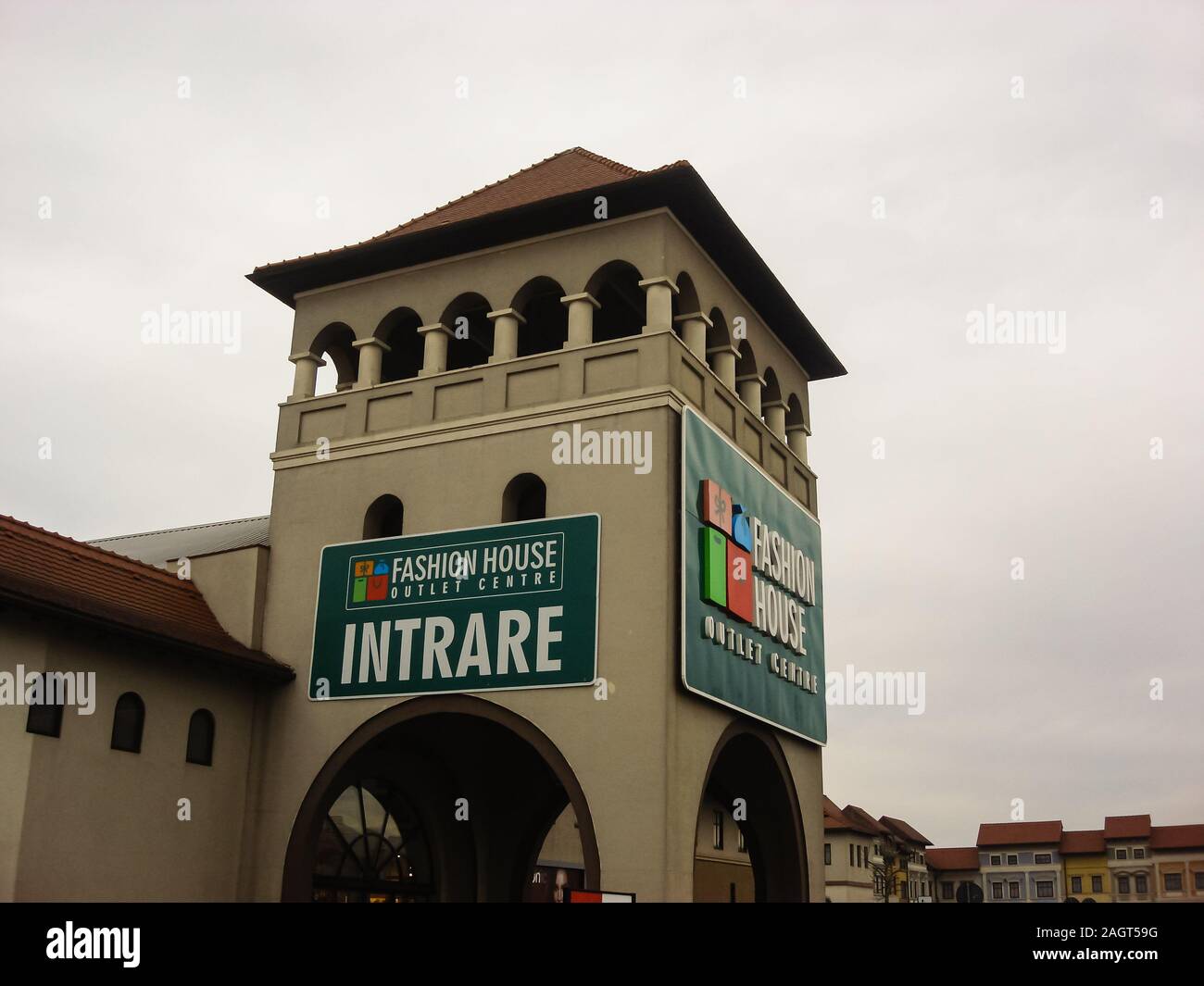 Fashion House Outlet shopping mall in Bucharest, Romania, 2019 Stock ...
