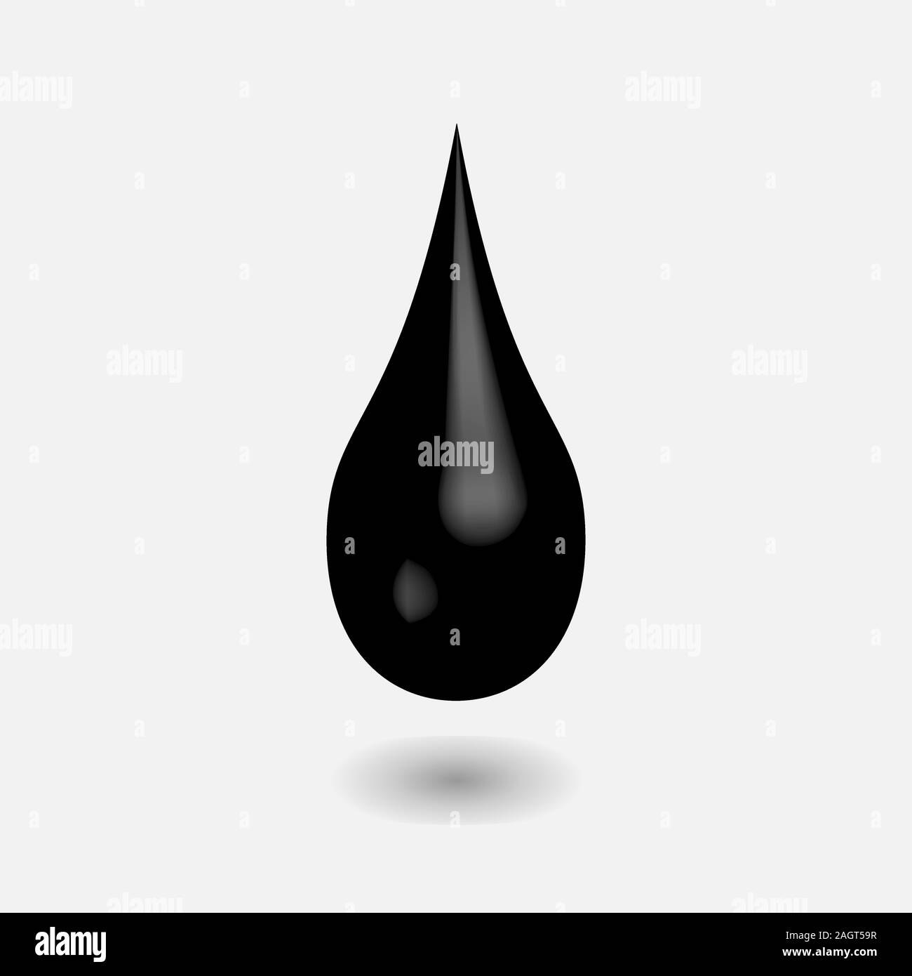 Drop of oil in 3D, vector Stock Vector Image & Art - Alamy