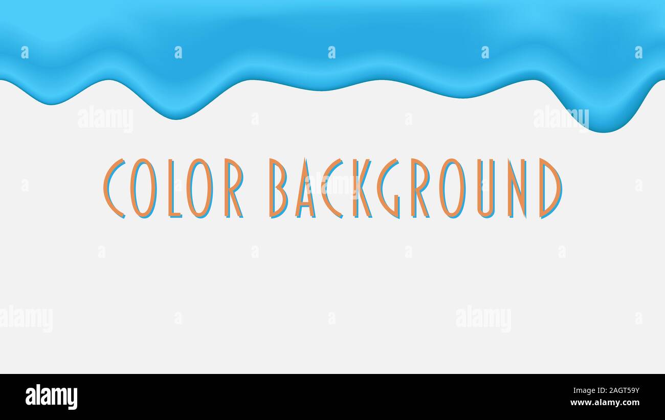 Blue color liquid background, vector Stock Vector Image & Art - Alamy