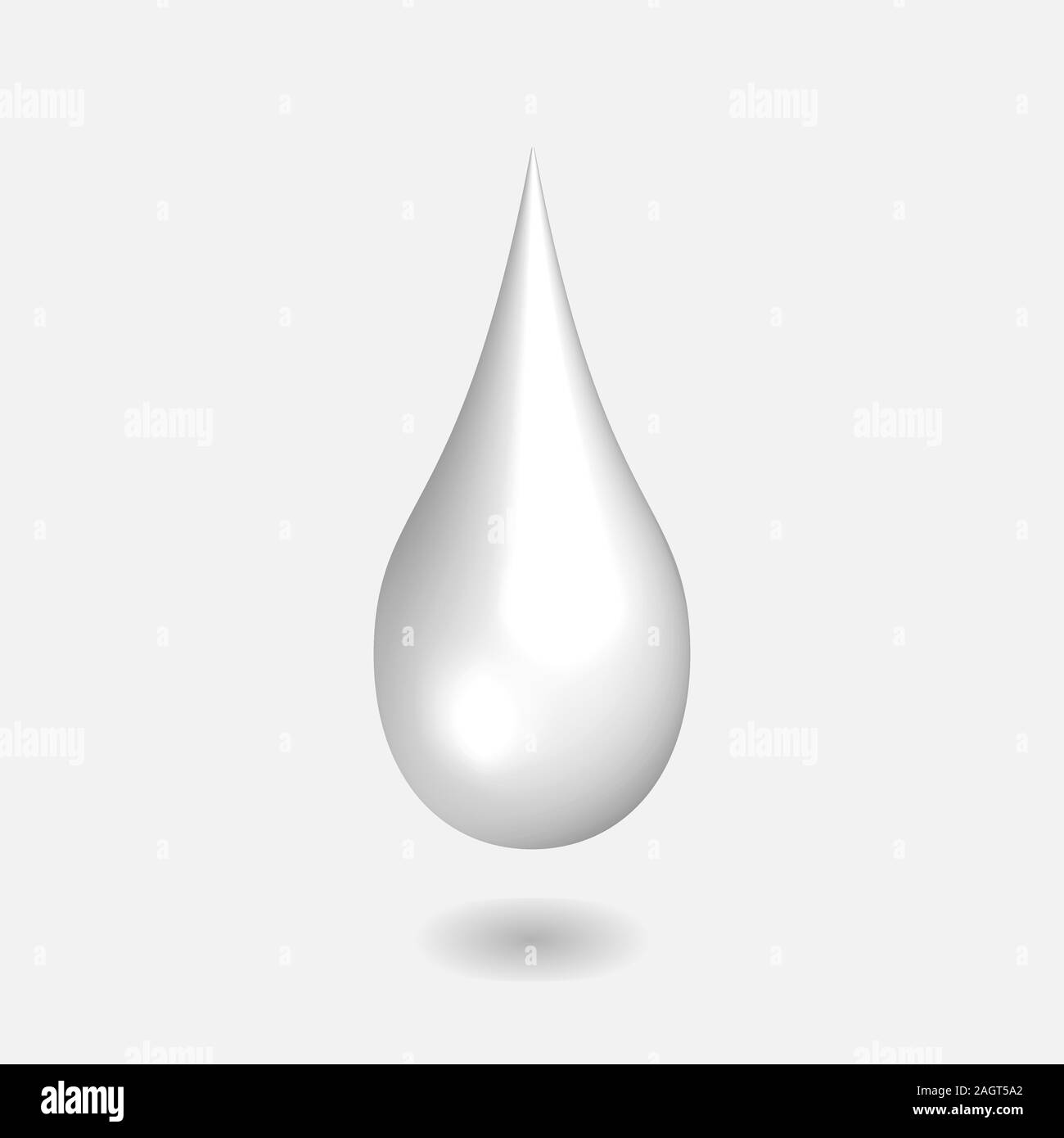 Drop of milk in 3D, vector Stock Vector Image & Art - Alamy