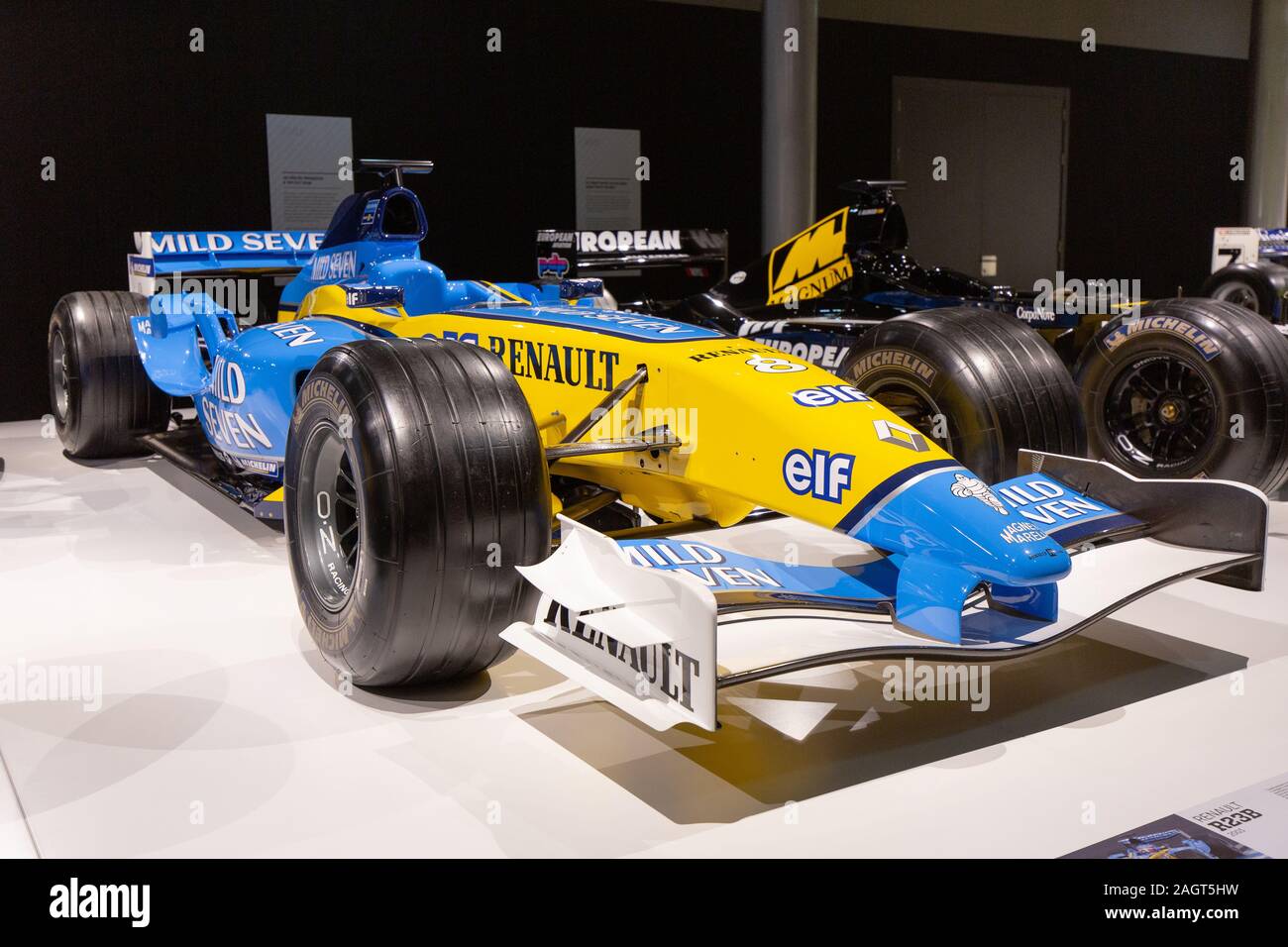 Fernando Alonso Museum, Llaneras, Spain - 18 April, 2019: In the ...