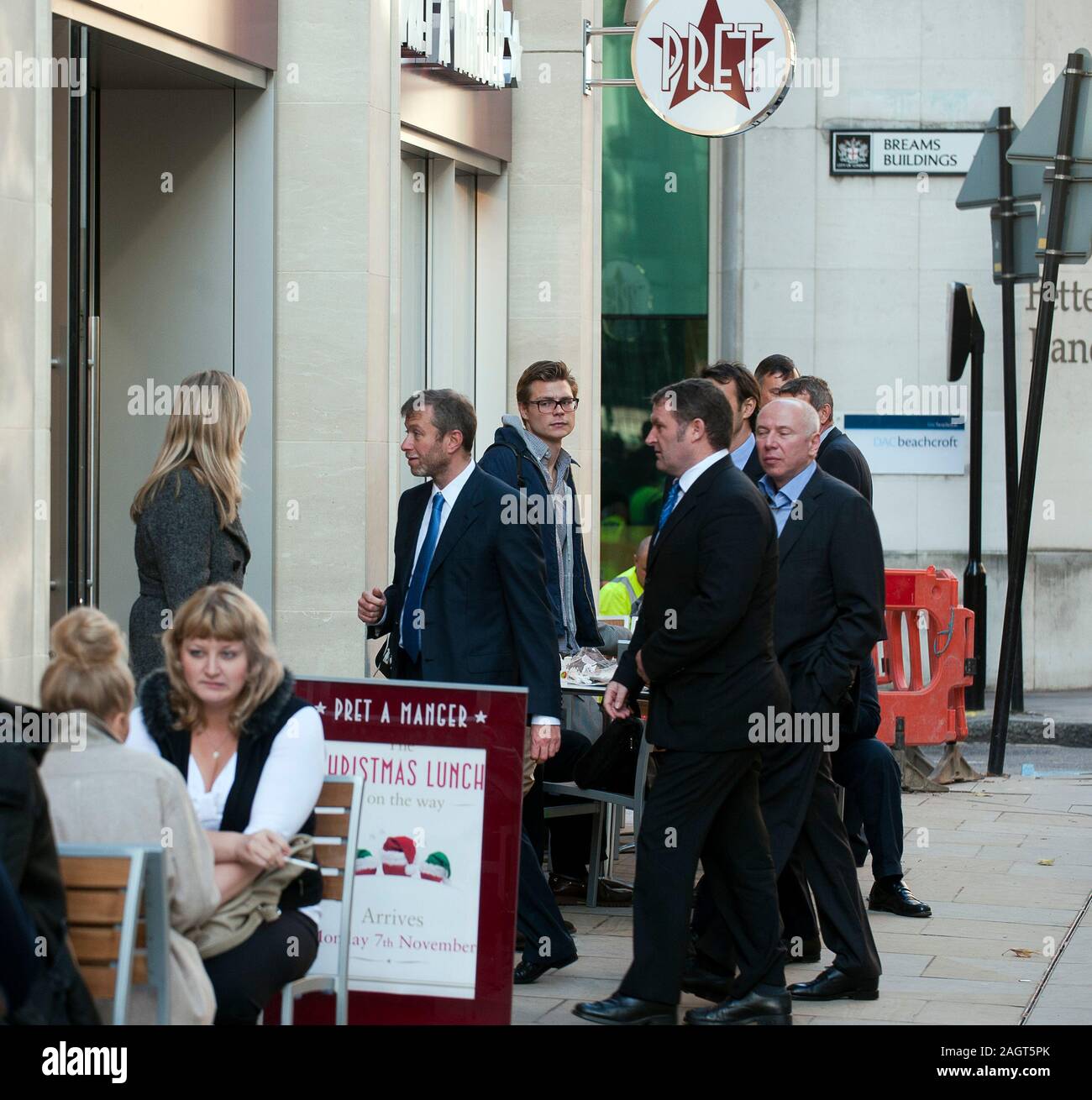 Roman Abramovich and Boris Berezovsky arriving at High Court in London ...