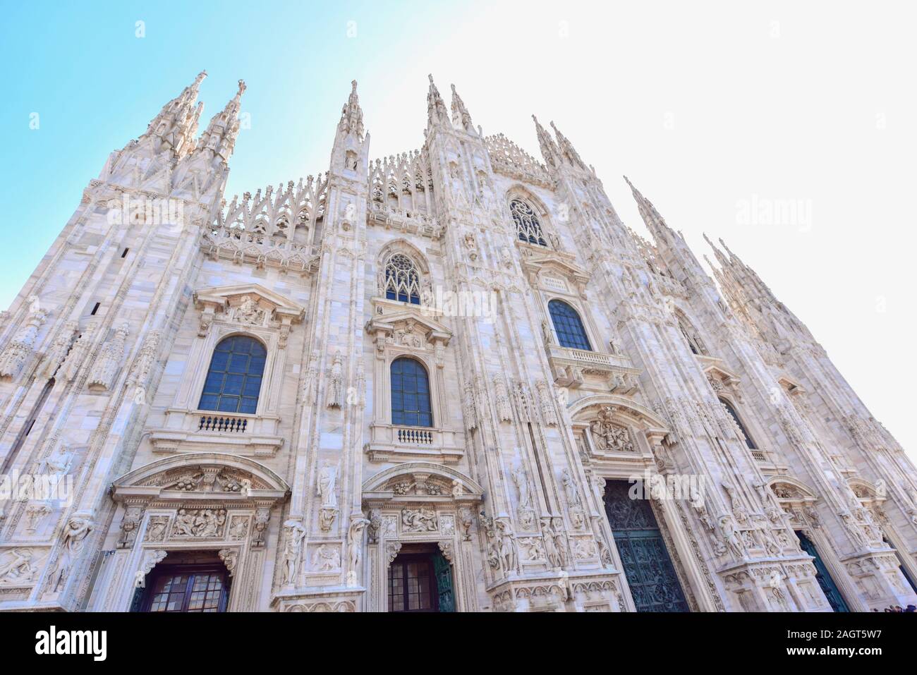 Gothic Exterior of Milan Cathedral in Milan City, Italy Stock Photo - Alamy