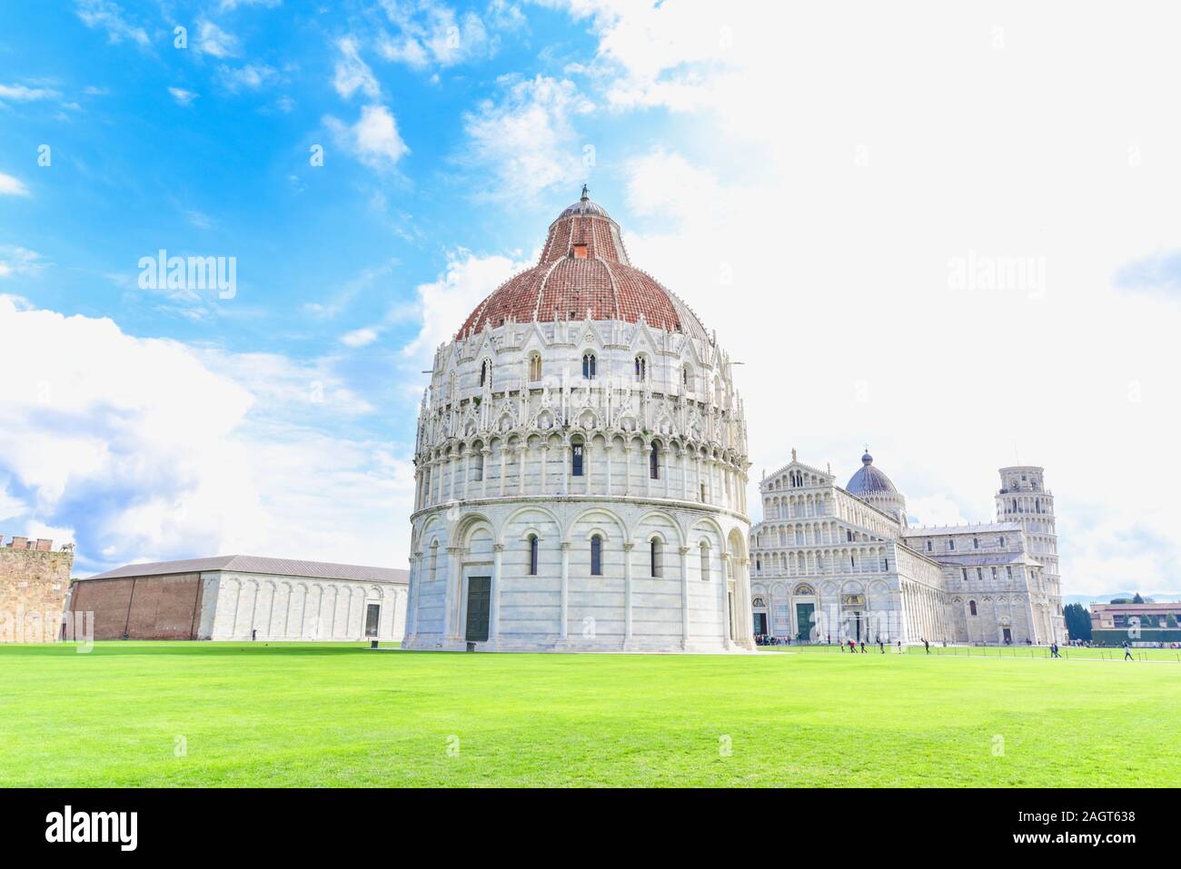 Leaning Tower of Pisa, Famous Historical Landmark in Italy Stock Photo ...
