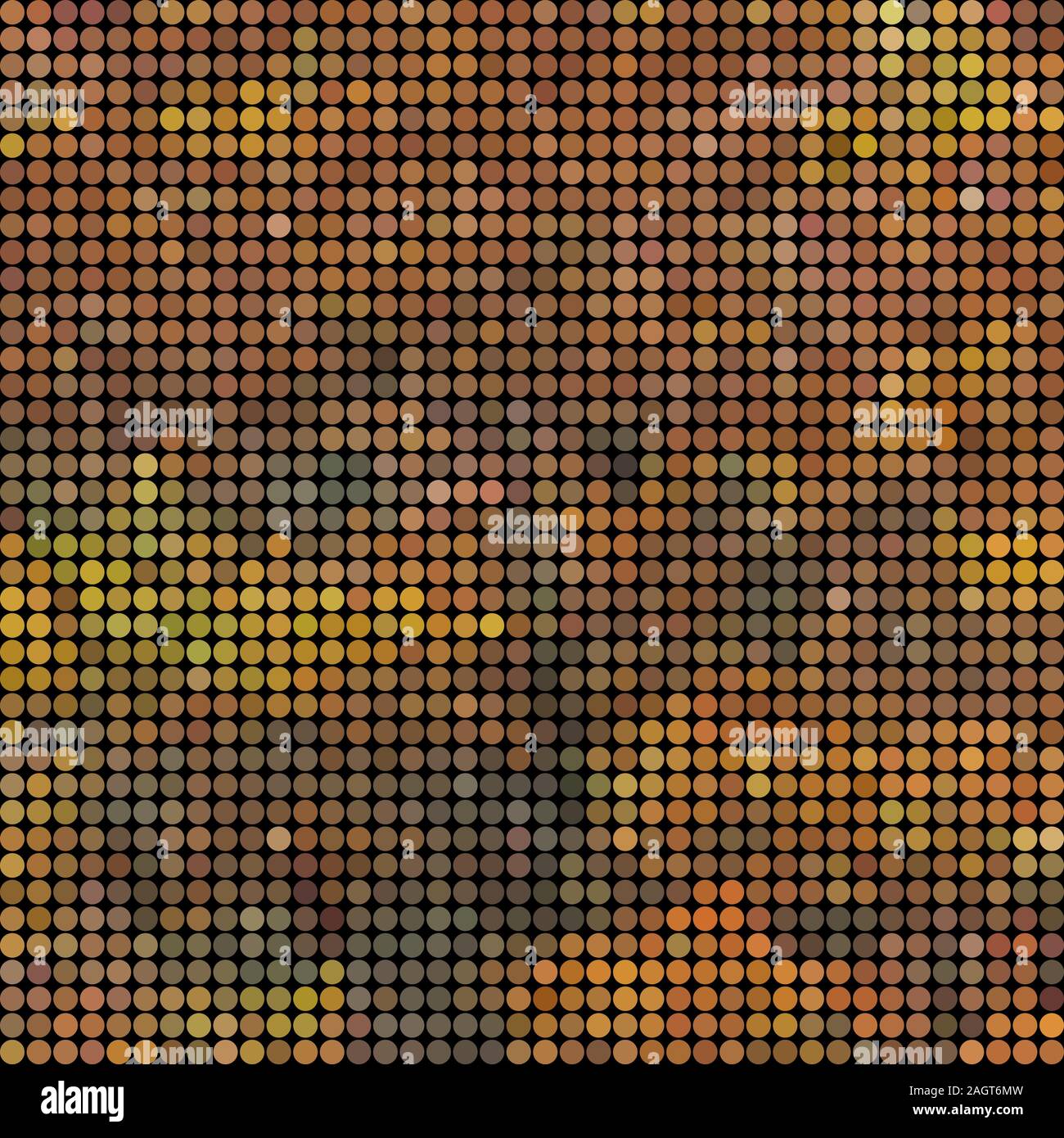 abstract vector colored round dots background - brown Stock Vector ...