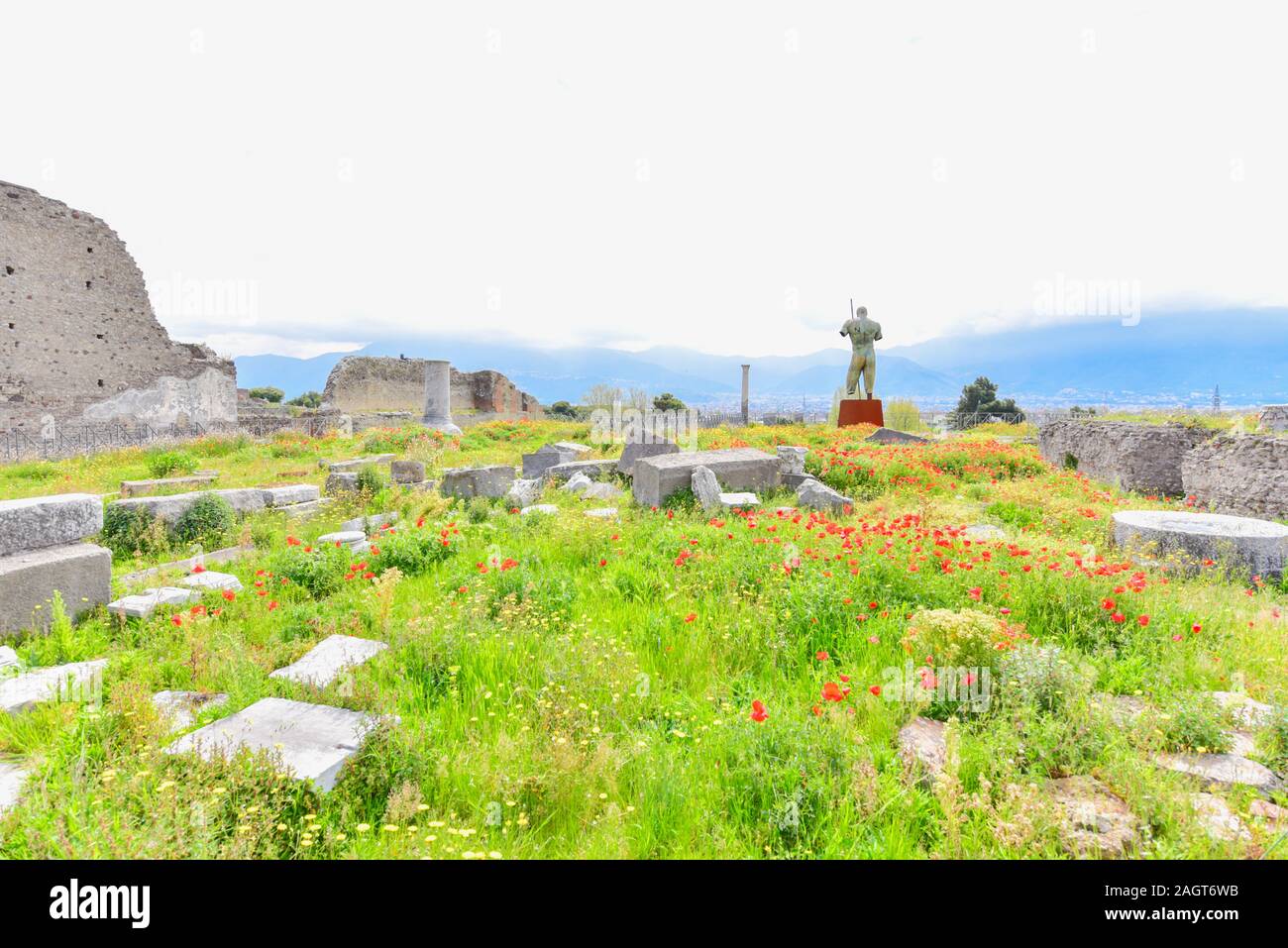 Mount vesuvius in the background hi-res stock photography and images ...