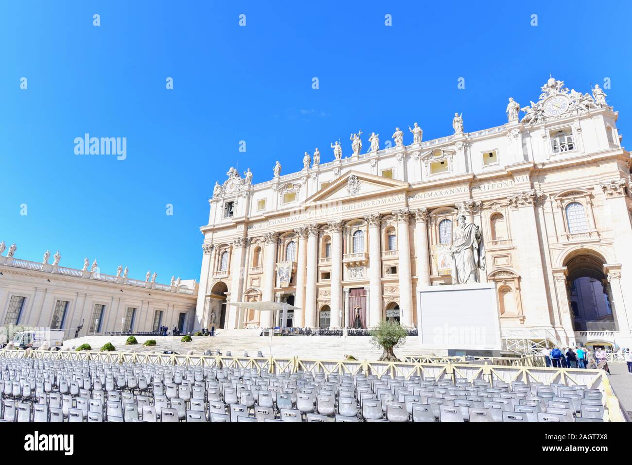 St. Peter's Basilica, Famous Religious Landmark in Vatican City Stock ...