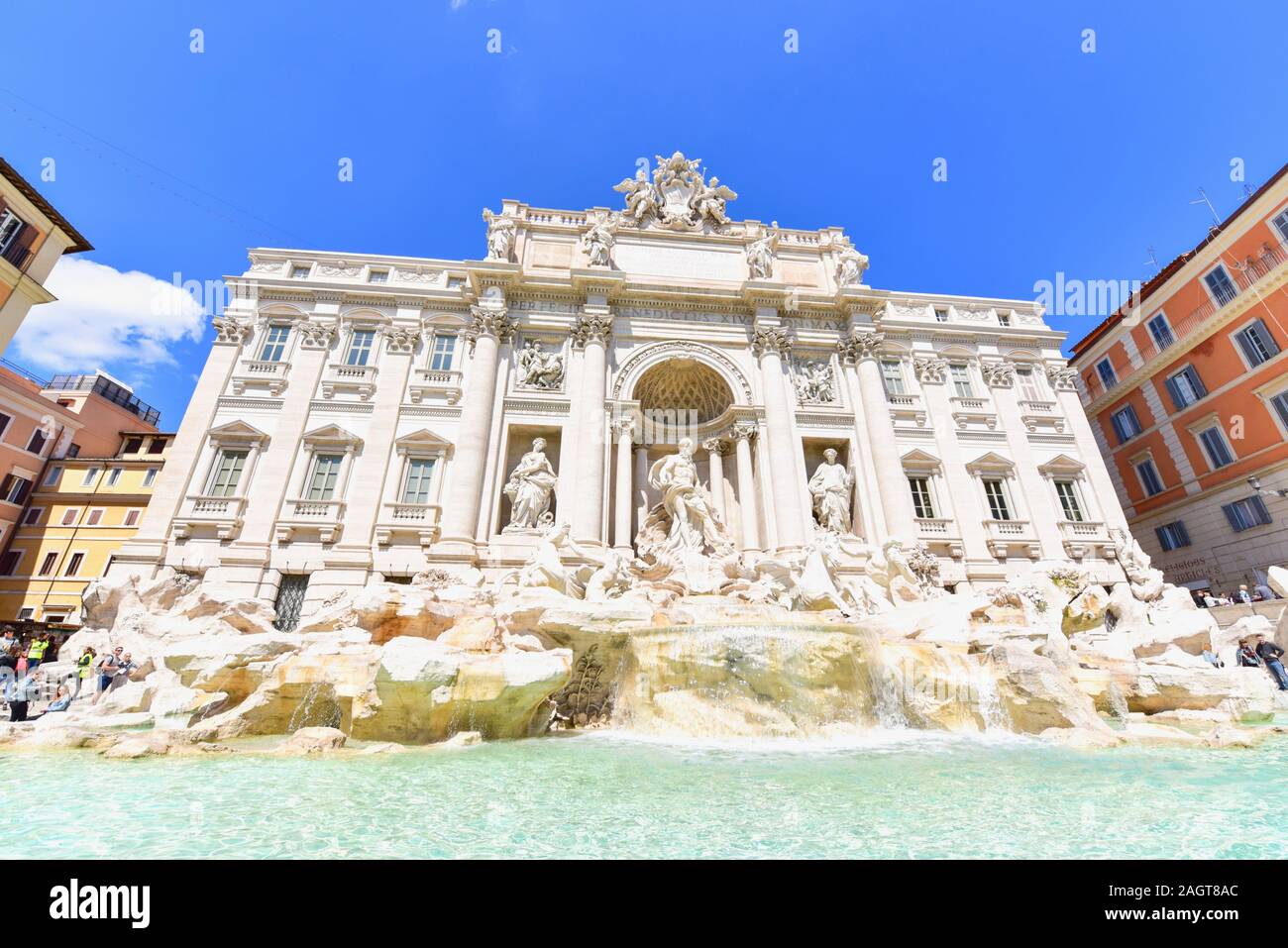 The Trevi Fountain, Baroque-Style Fountain in Rome City Stock Photo - Alamy