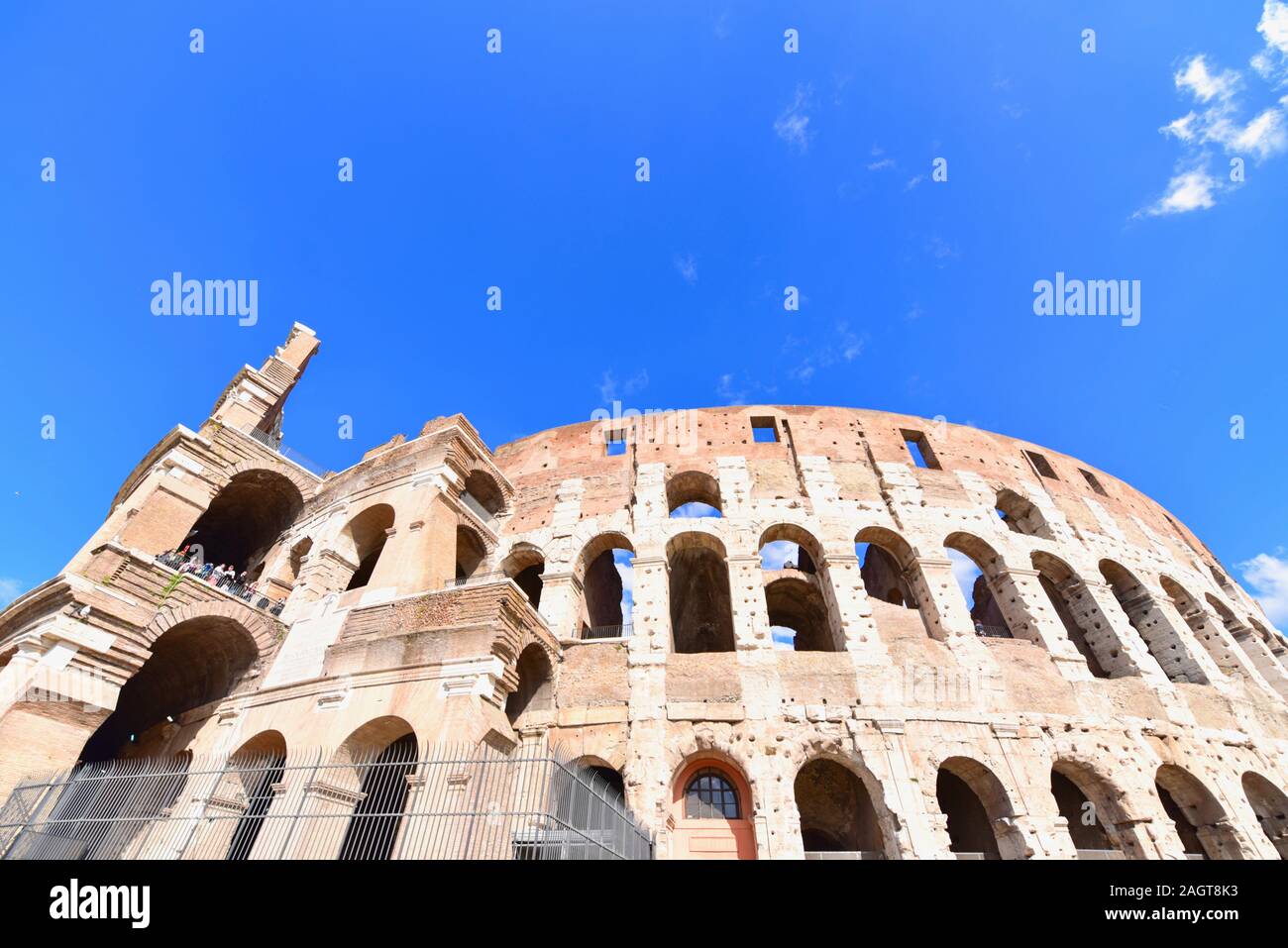 Exterior of the Ancient Roman Colosseum in Rome, Italy Stock Photo - Alamy