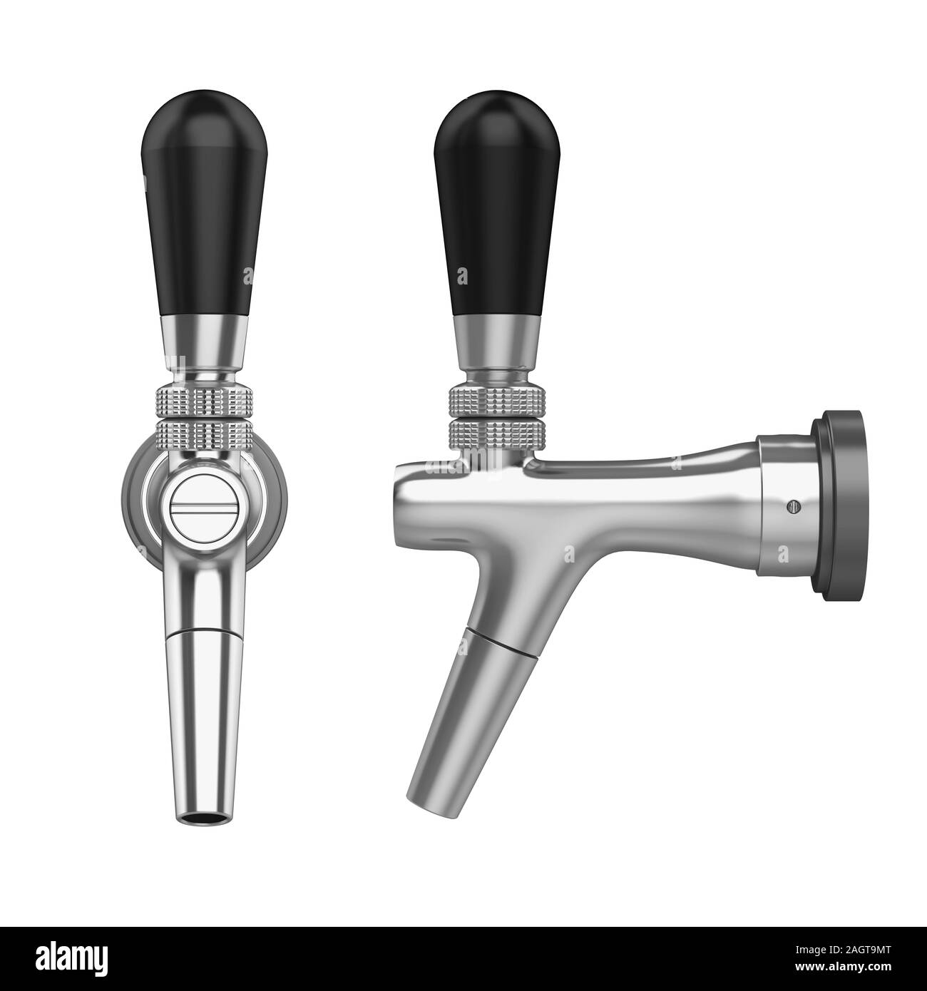 Beer Tap Isolated Stock Photo - Alamy