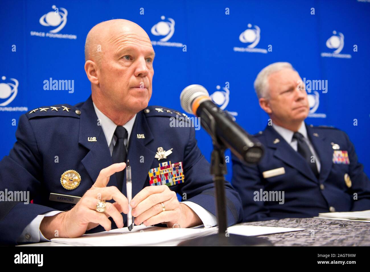 US Air Force General John William "Jay" Raymond speaks about space ...