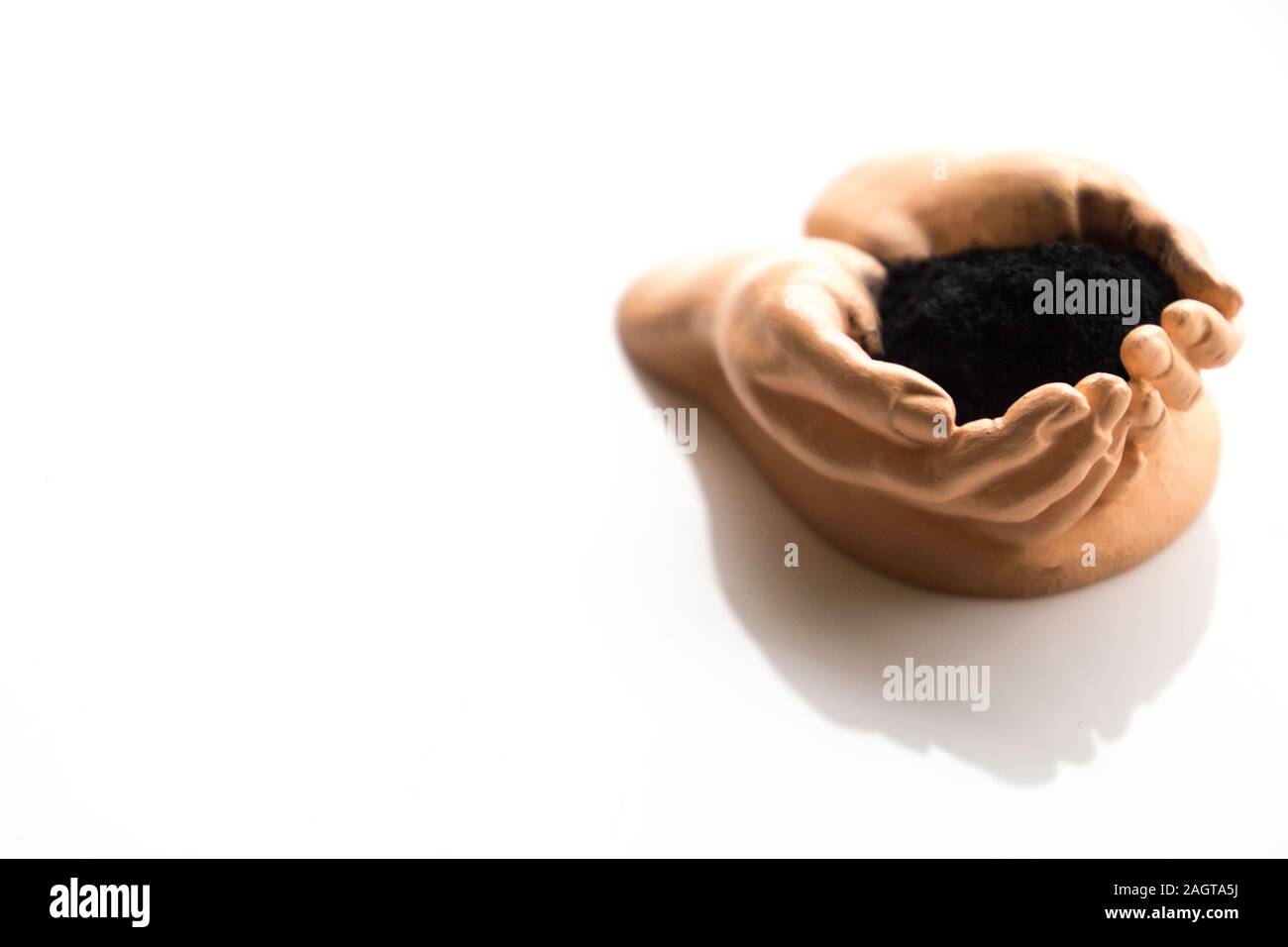 Cupped hands Cut Out Stock Images & Pictures - Alamy