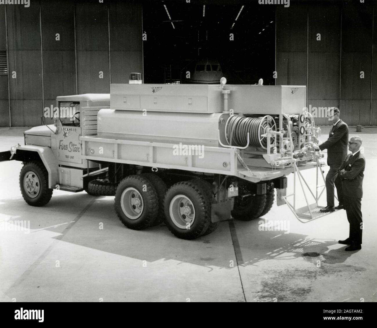 The first prototype of the new Lockheed Aircraft company FireStar fire ...