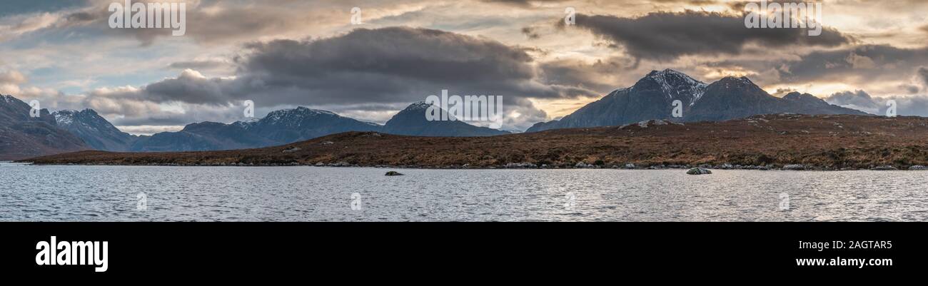 Fionn Loch mountain range 1 Stock Photo - Alamy