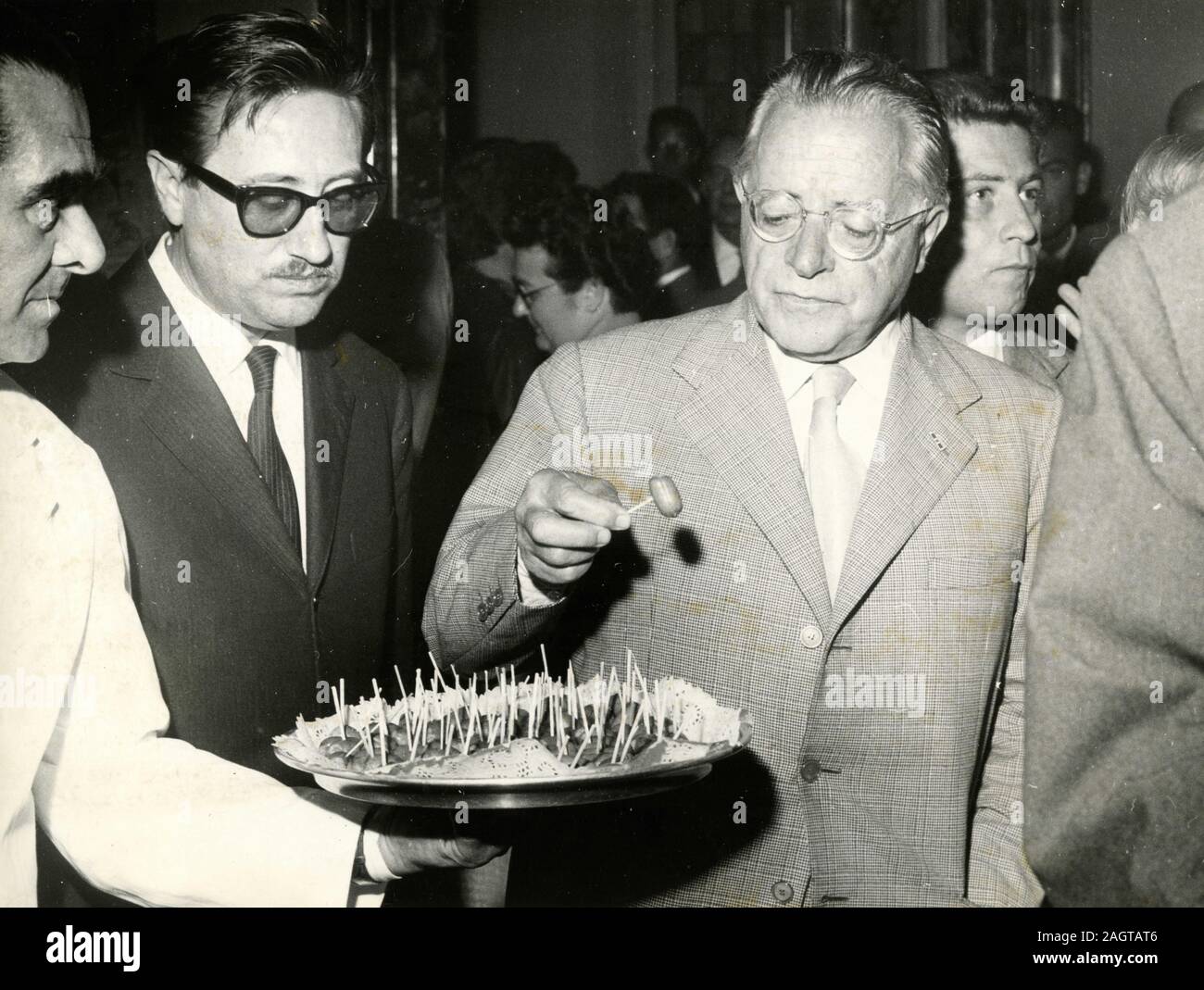 Italian politician Palmiro Togliatti at the Sovietic Academy of Science ...