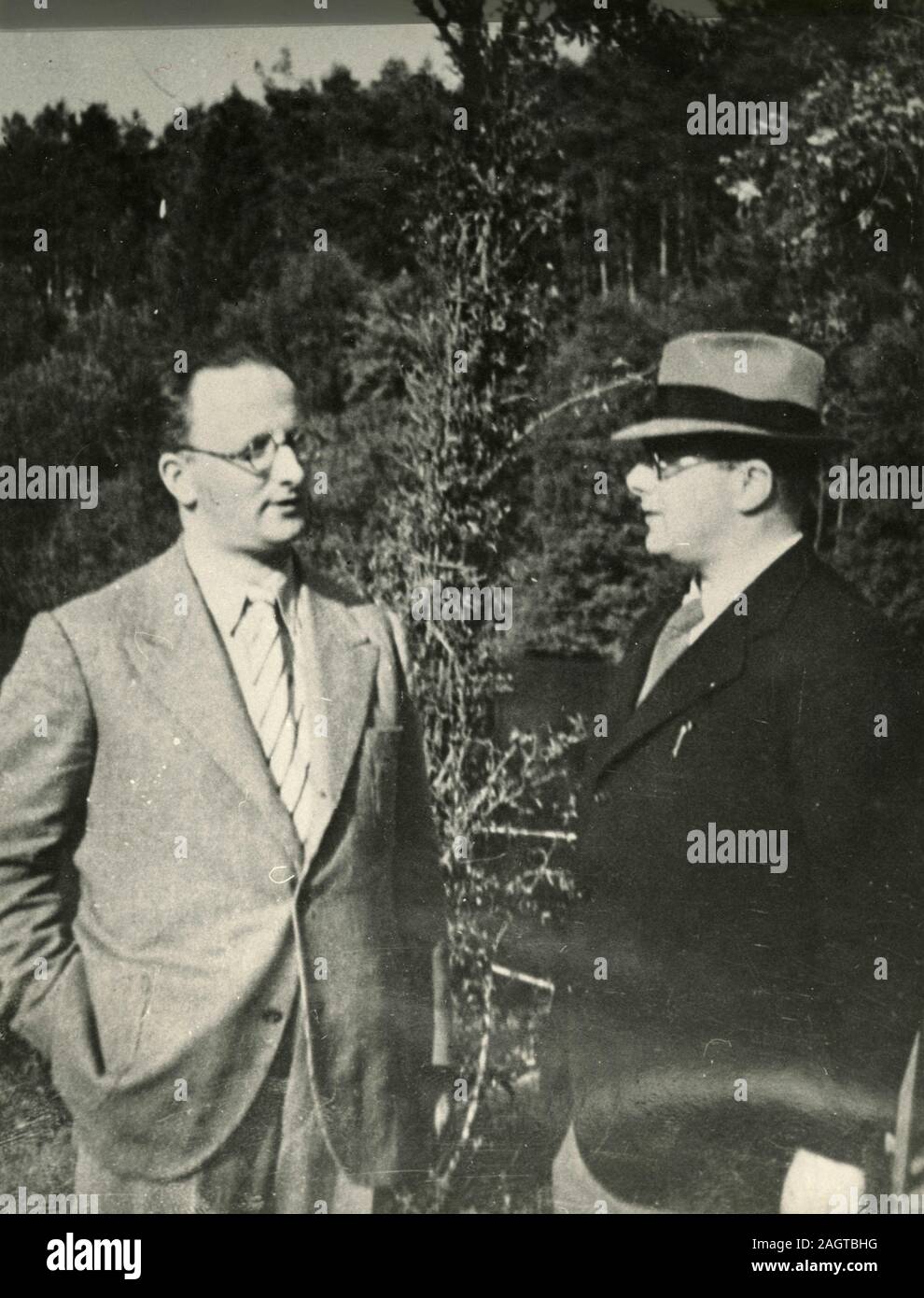 Italian journalists and social activists Carlo and Nello Rosselli ...
