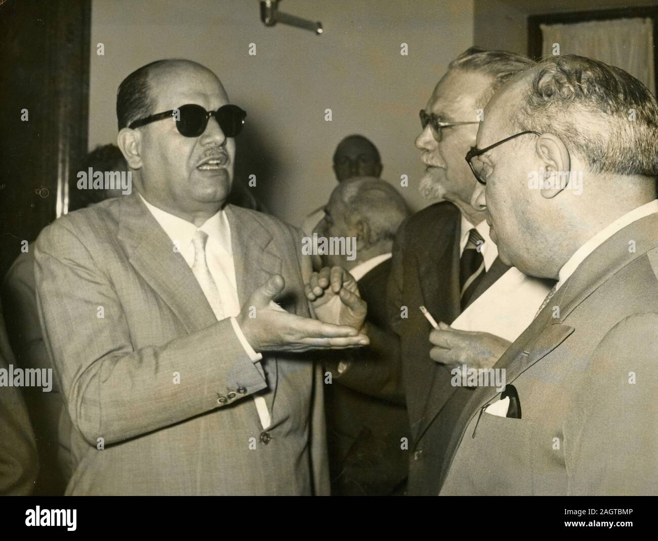 Italian politician Giuseppe Togni at the opening of the new senatorial ...
