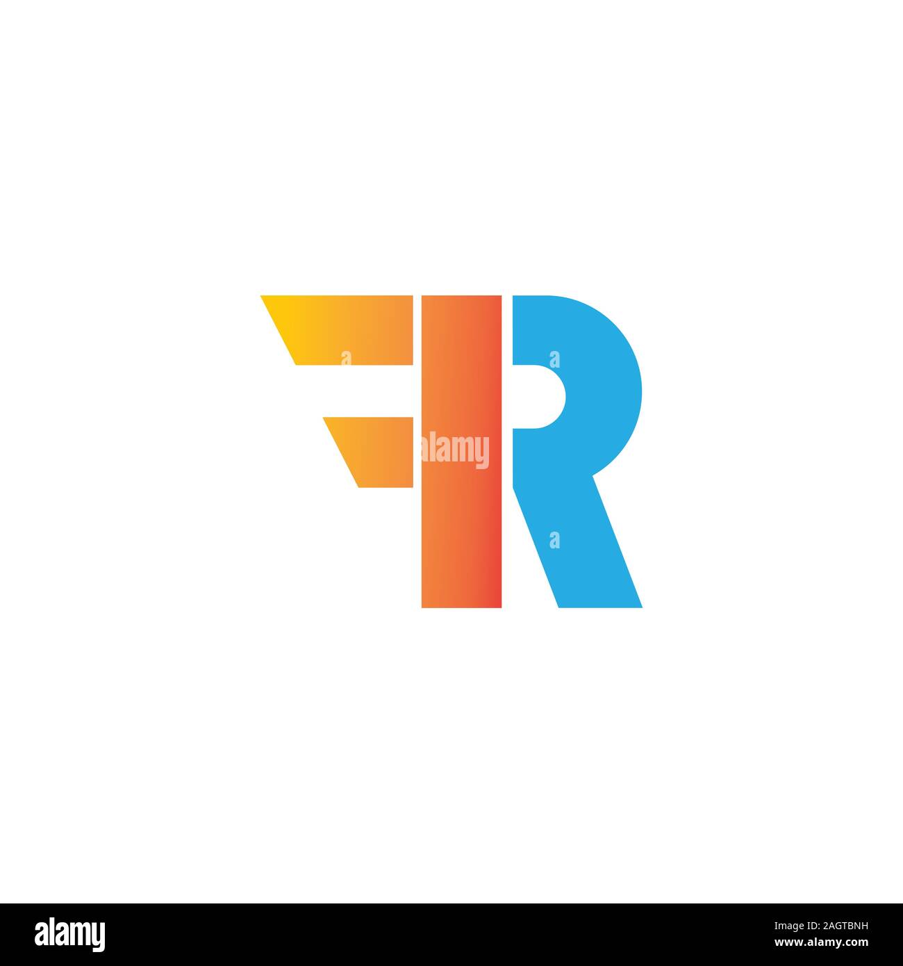 initial letter fr or rf logo vector designs Stock Vector Image & Art ...