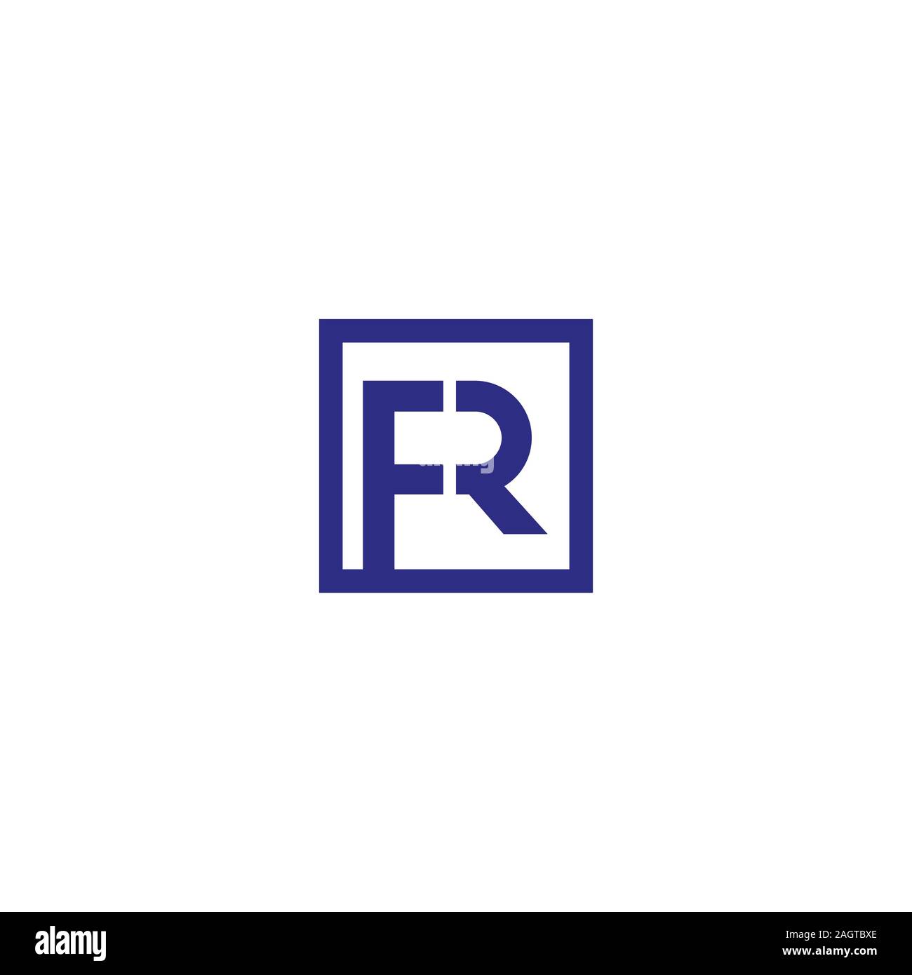 initial letter fr or rf logo vector designs Stock Vector Image & Art ...