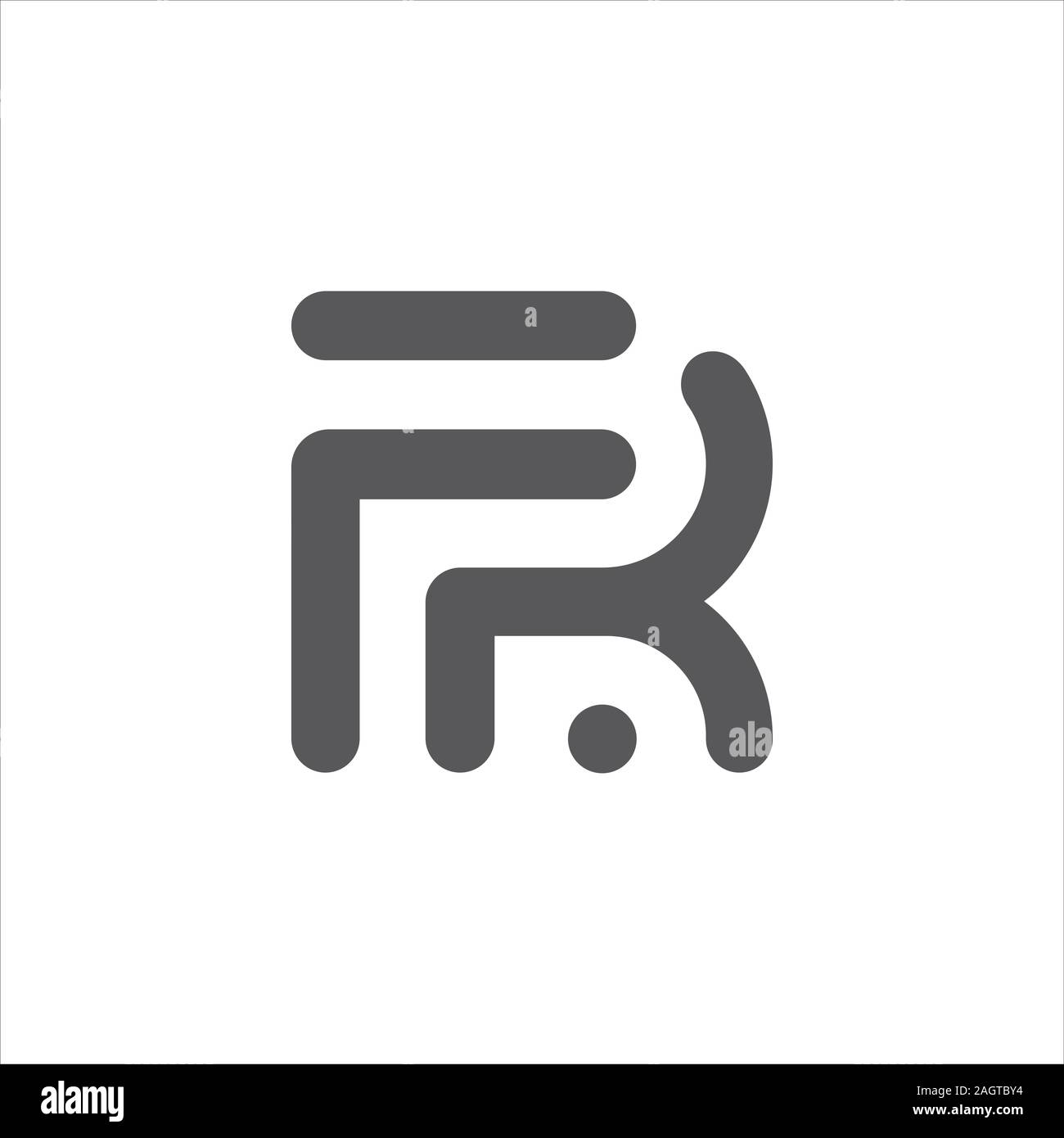 initial letter fr or rf logo vector designs Stock Vector Image & Art ...