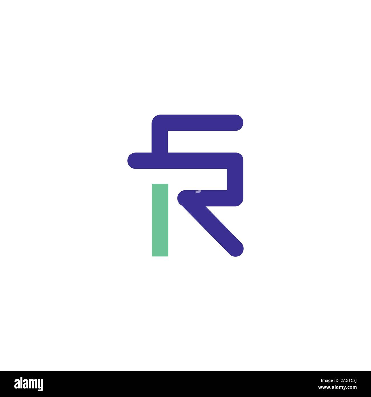 initial letter fr or rf logo vector designs Stock Vector Image & Art ...