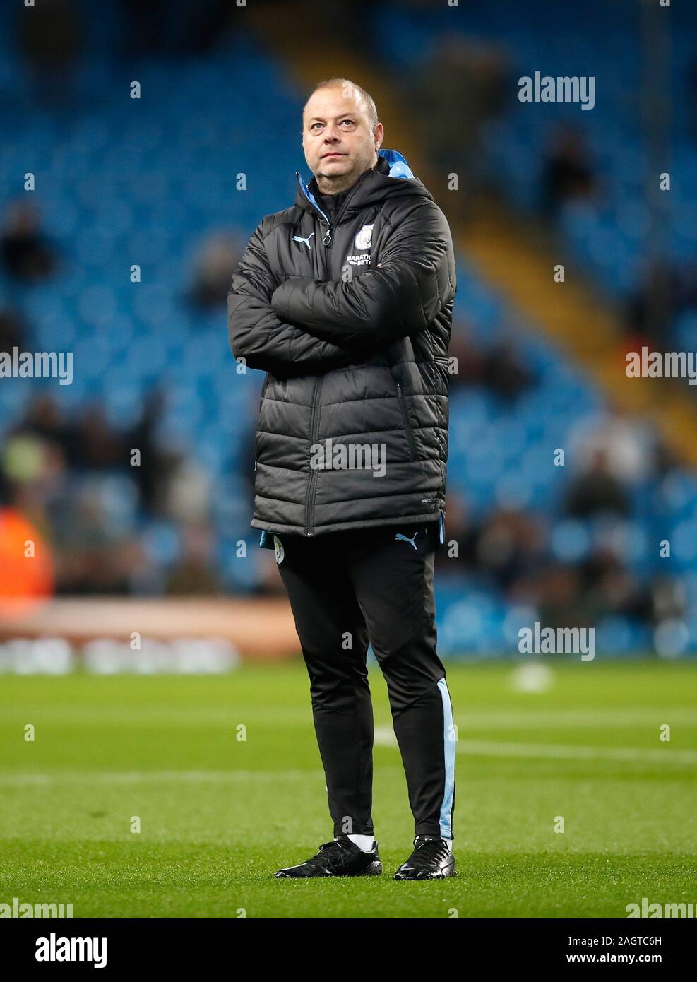 Manchester City assistant coach Rodolfo Borrell before the Premier ...