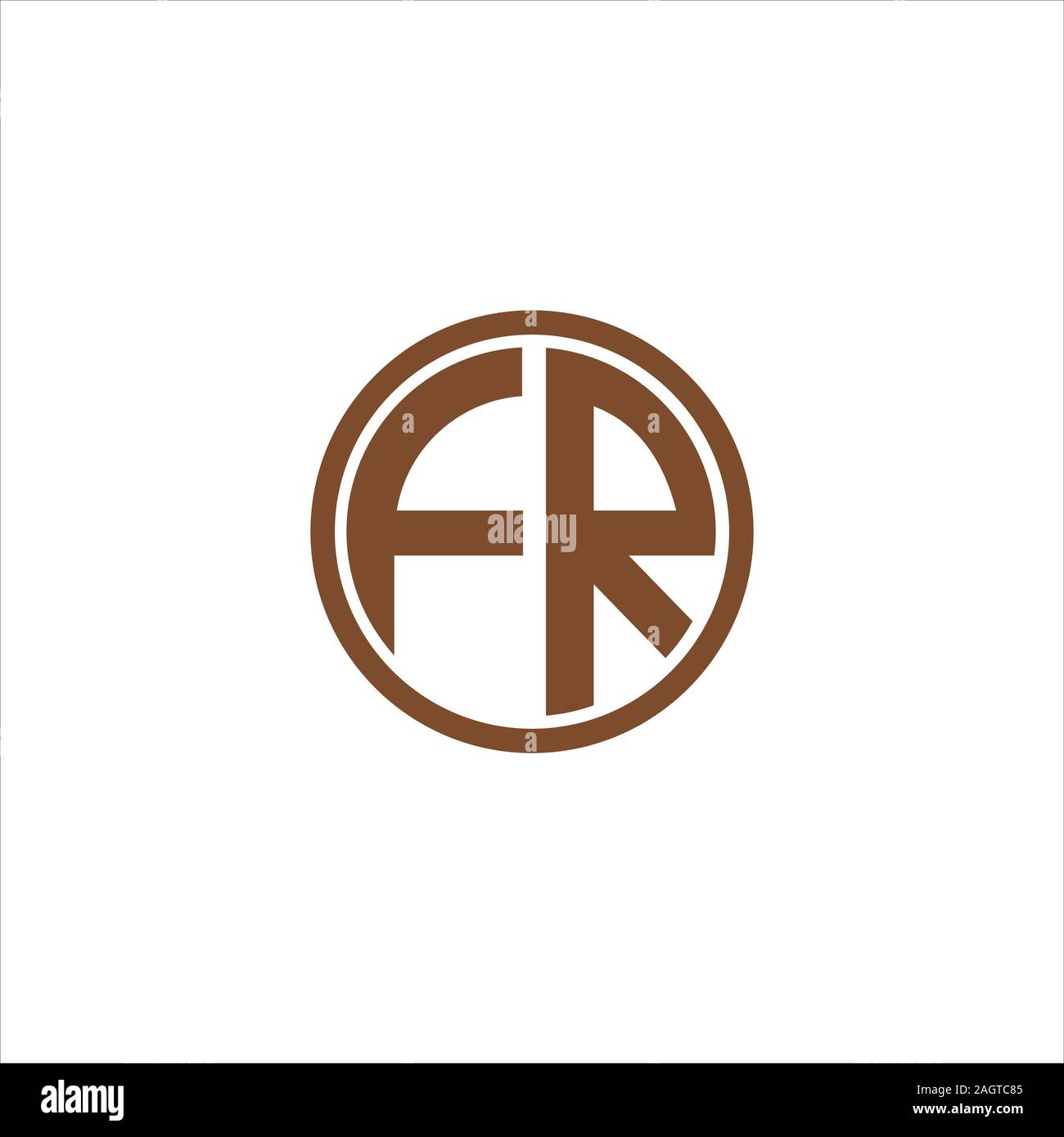 initial letter fr or rf logo vector designs Stock Vector Image & Art ...