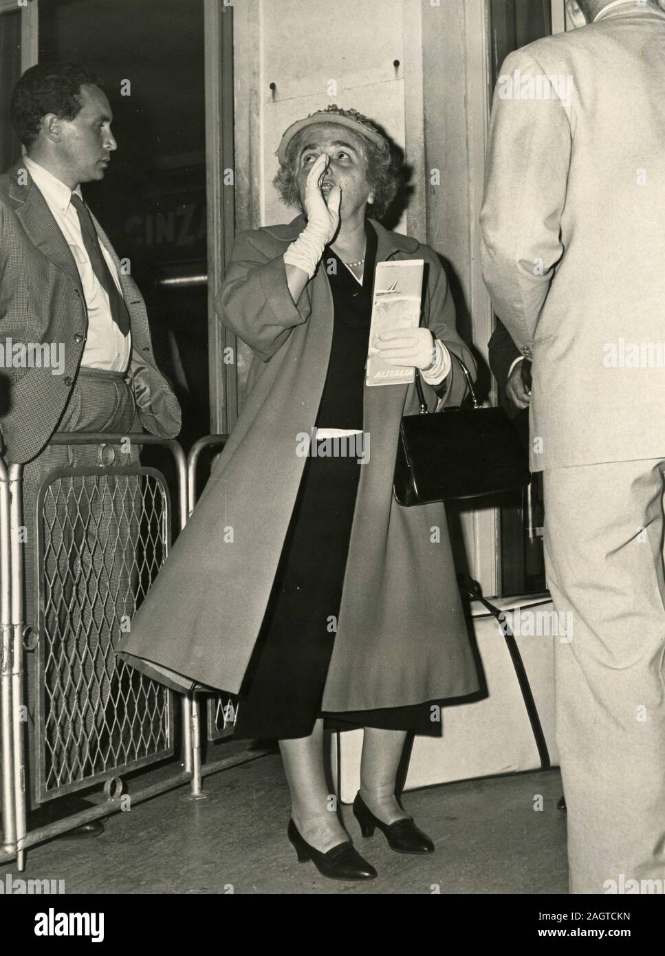 Italian teacher and politician Lina Merlin, Rome, Italy 1960s Stock ...