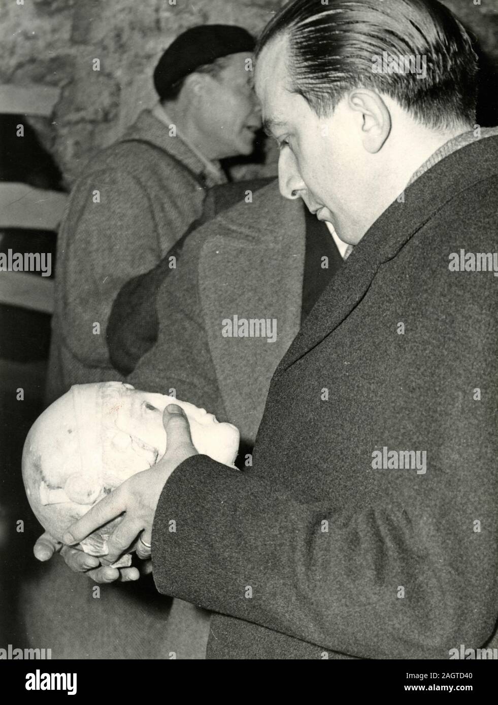 Italian politician, writer, minister, and PM Giulio Andreotti visiting ...