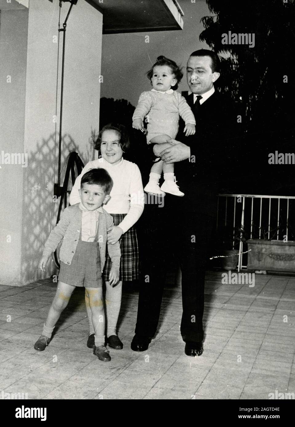 Italian politician, writer, minister, and PM Giulio Andreotti with his ...