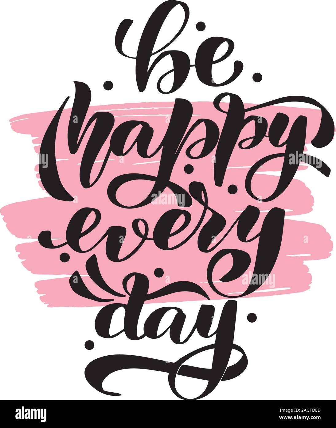 Vector calligraphy illustration isolated on white background Stock ...