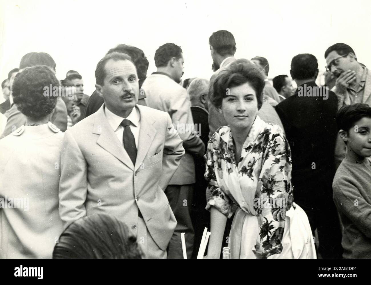 Italian prince Vincenzo Grimaldi di Nixima, Catania, Italy 1960s Stock ...