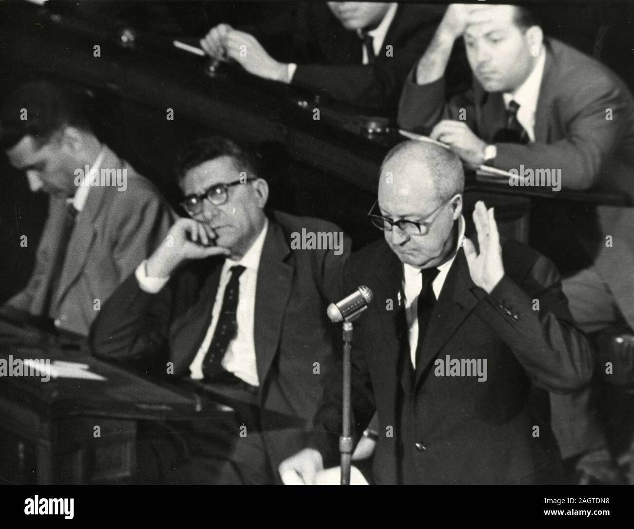 Italian politicians future President of the Republic Giuseppe Saragat ...