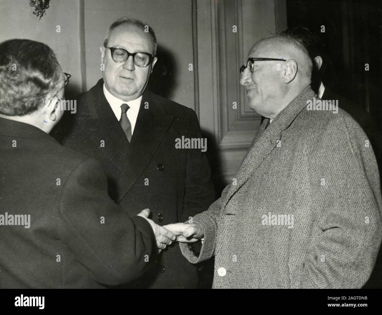 Italian politicians future President of the Republic Giuseppe Saragat ...