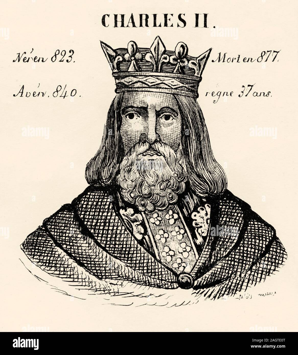 Charles the bald hi-res stock photography and images - Alamy