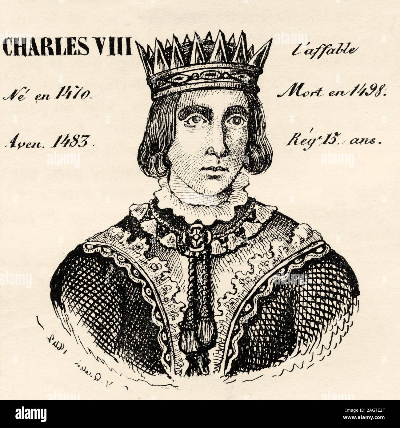 King charles viii affable hi-res stock photography and images - Alamy