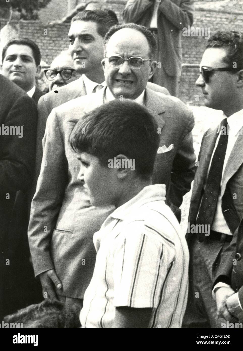 Italian politician Urbano Cioccetti, Mayor of Rome, Italy 1960 Stock ...