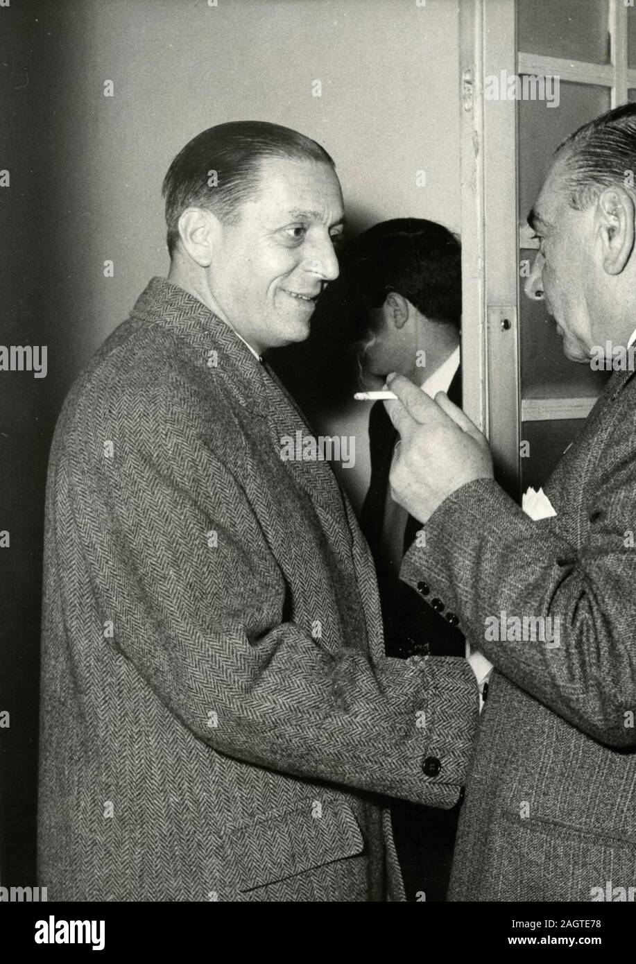 Italian politician Vittorio Badini Confalonieri, Rome, Italy 1960s ...